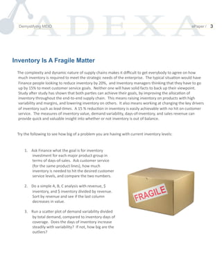 Inventory Optimization | PDF