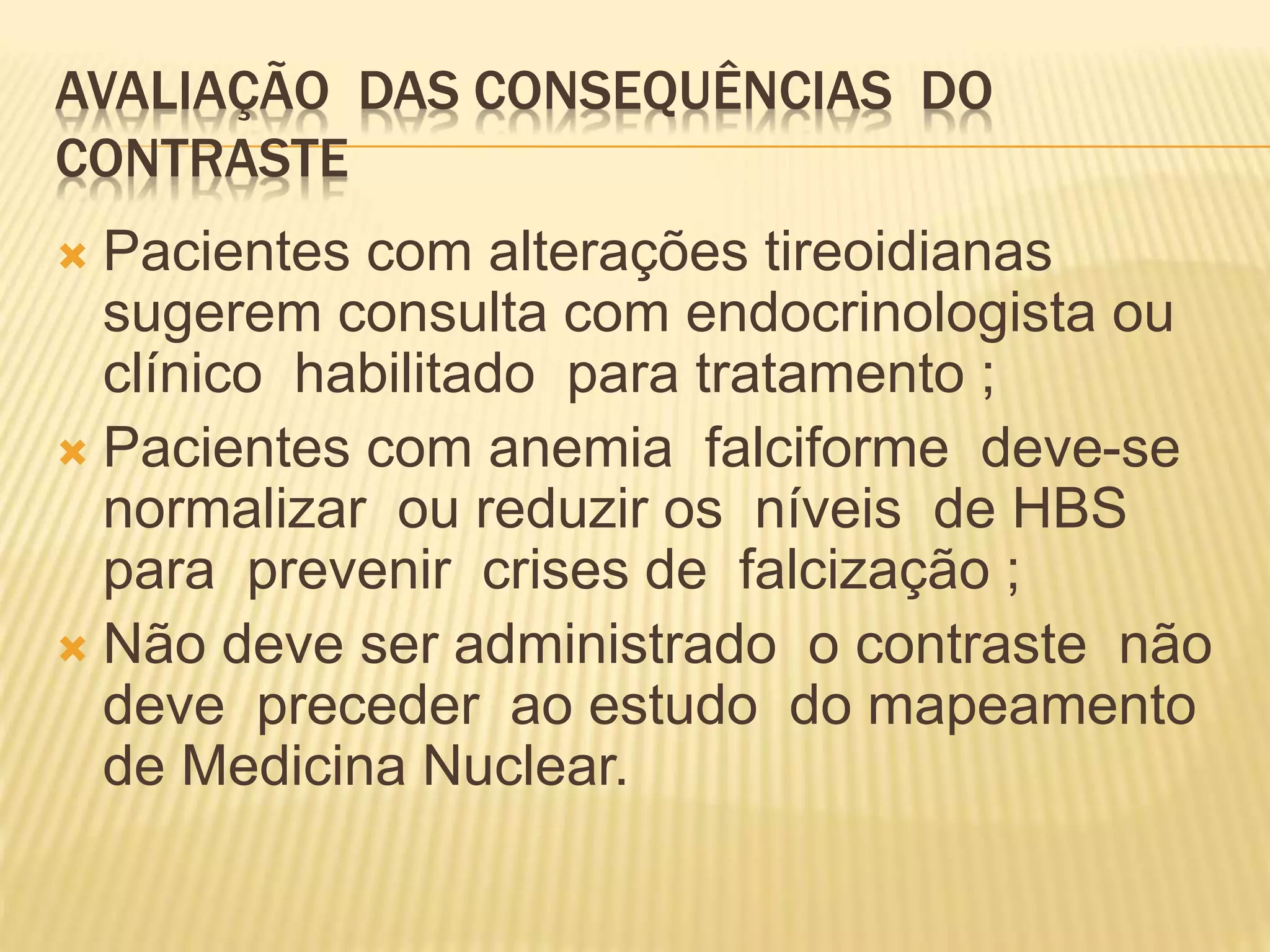 Meios de contraste iodado | PPSX | Chemistry | Science