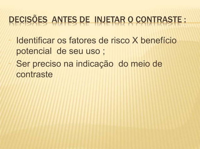 Meios de contraste iodado | PPSX | Chemistry | Science