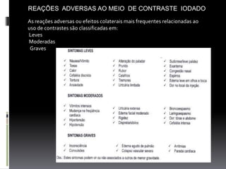 Meios de contraste na tomografia | PPTX