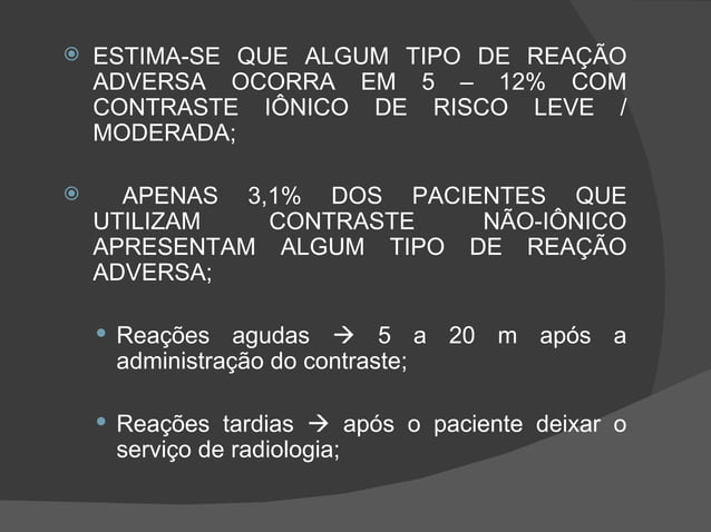 Meios De Contraste Tomografia Computadorizada | PPT