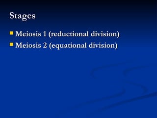 Meiosis | PPT | Infertility | Reproductive Health