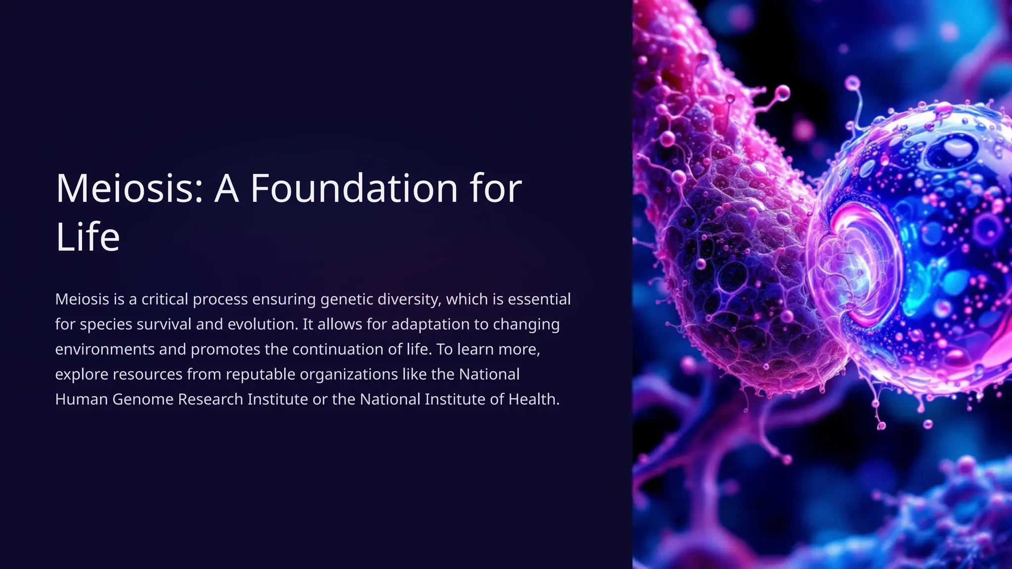 meiosis and its processes: a step by step | PPTX