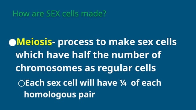 Meiosis Cell Division and differences from mitosis | PPT