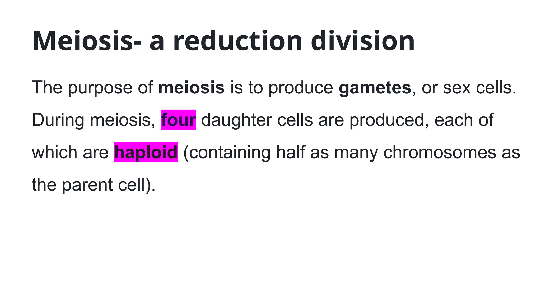 Chap 5 Meiosis 2022 Presentation AP Biology | PPTX