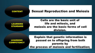 Meiosis and Meiosis : Gamete Formation.pptx