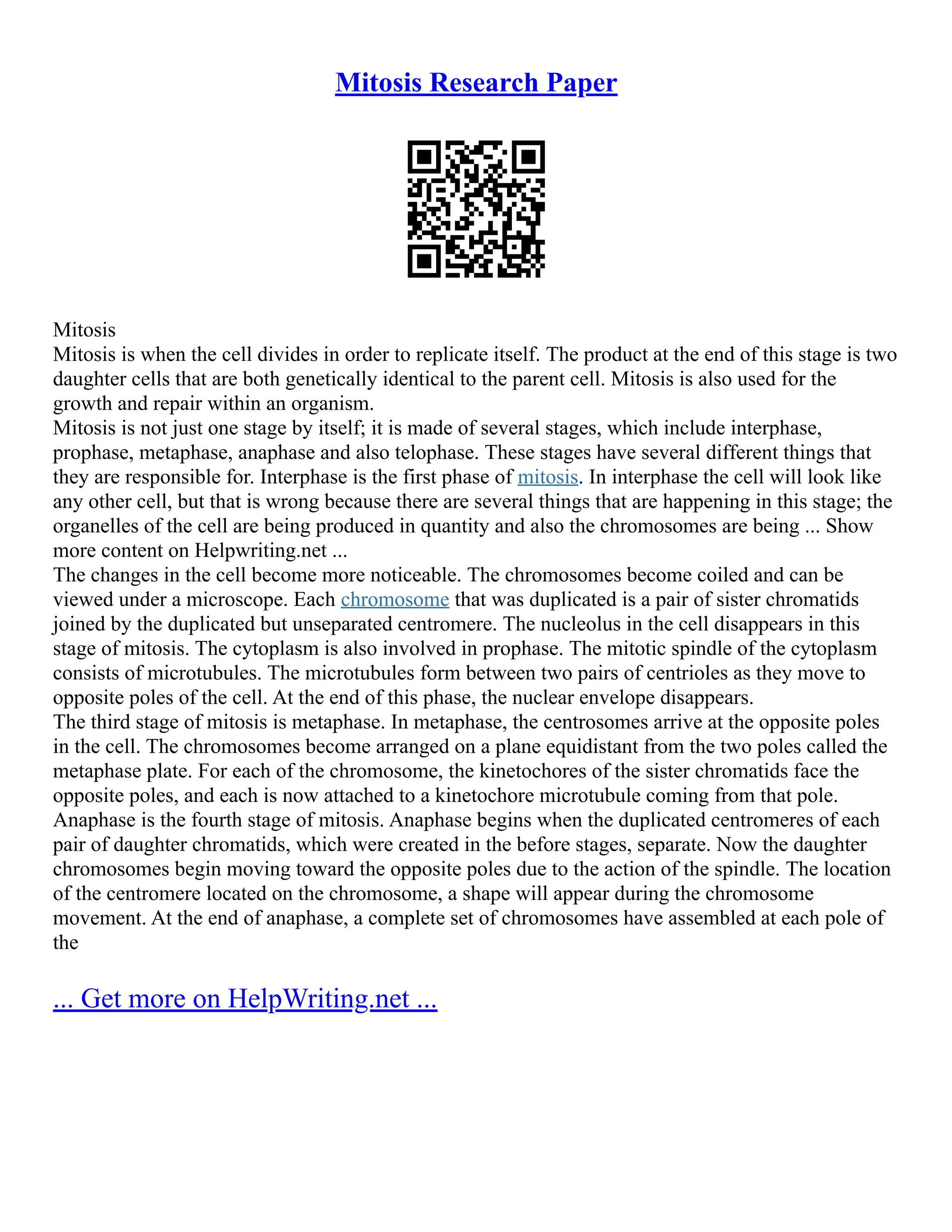 Meiosis And Mitosis Lab | PDF