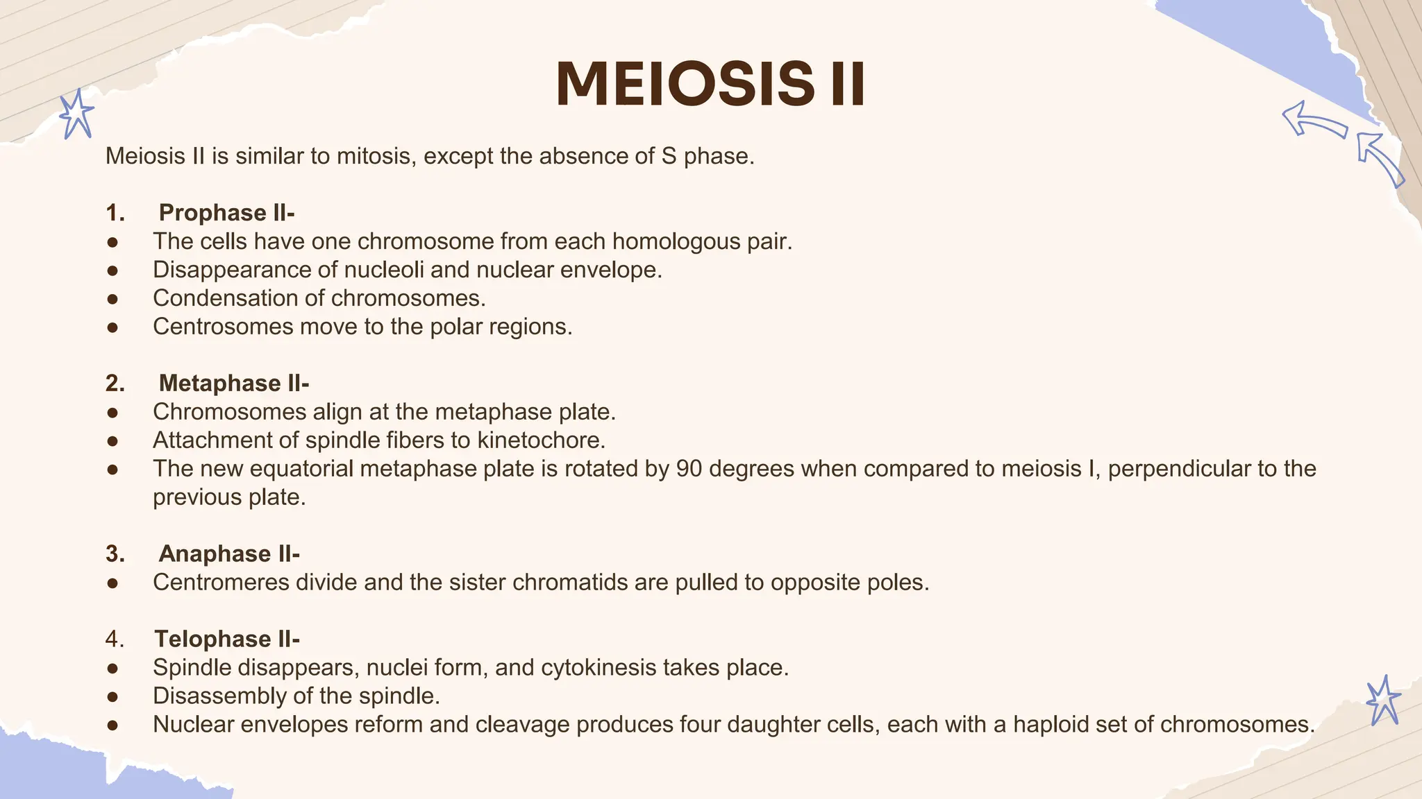 Cell cycle and cell division part 1 (meiosis) | PPT
