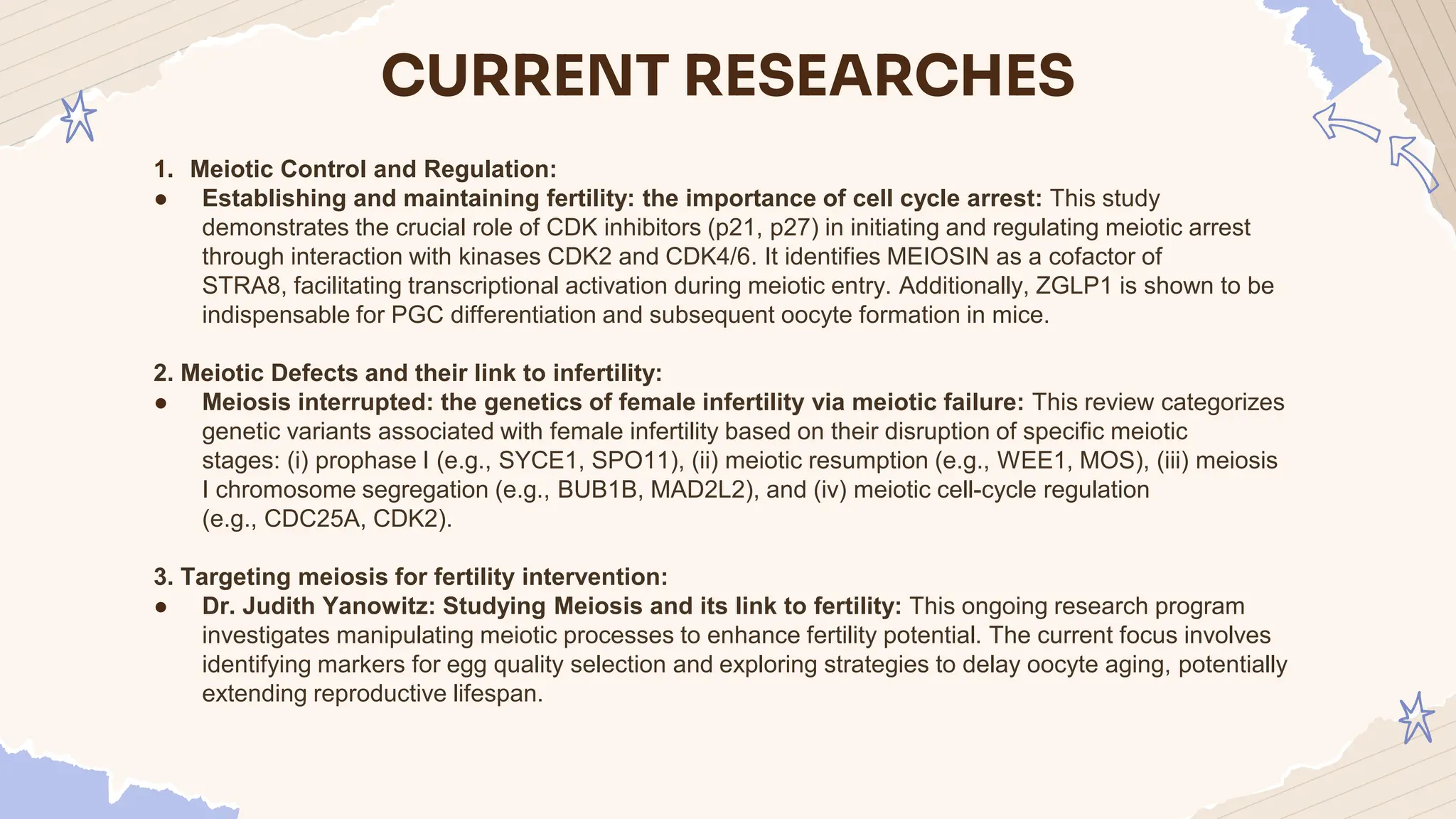 Cell cycle and cell division part 1 (meiosis) | PPTX