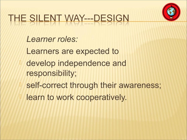 SILENT WAY METHOD | PPT