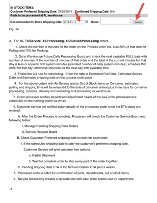 Kitchen Cabinet company order processing procedures | PDF | Logistics ...