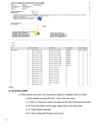 Kitchen Cabinet company order processing procedures | PDF
