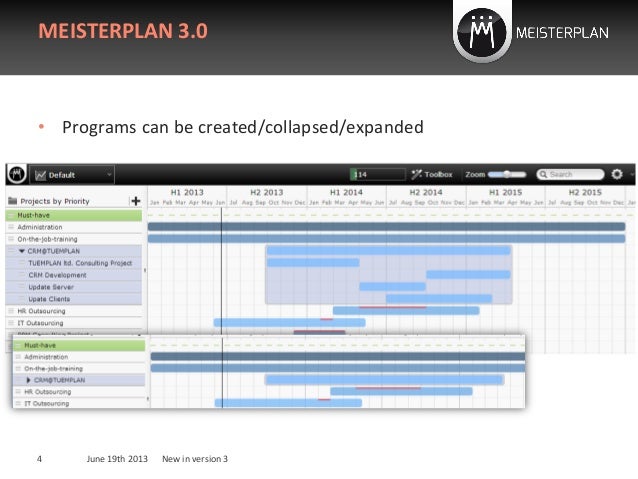 Meisterplan: New in Version 3.0