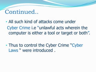 computer virus and related legal issues | PPTX