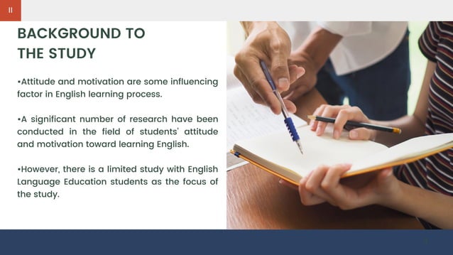 English Education Student's Attitude and Motivation toward English | PPT