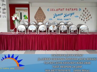 Jasa Sewa Meja Panjang Dan Alar Catringg | PDF