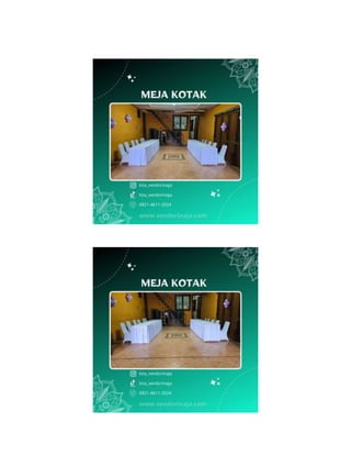 Sewa Meja Kotak Sejabodetabek dan Sekitarnya | DOCX