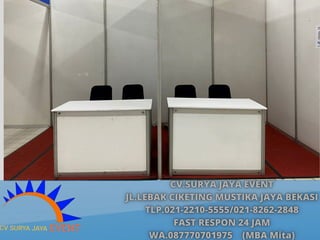 Pusat Penyewaan Meja Partisi Siap Setting | PPT