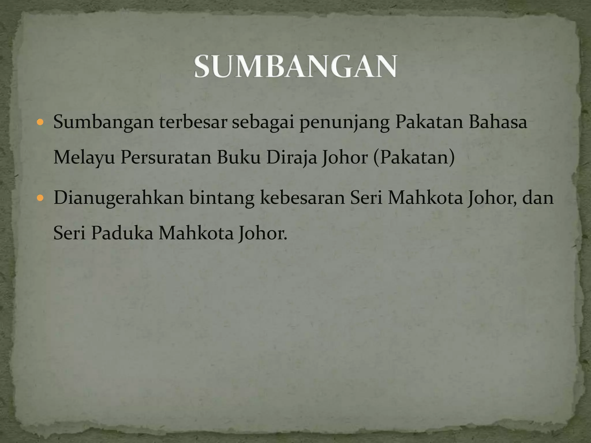 Mejar Dato’ Haji Mohd Said Bin Haji | PPTX