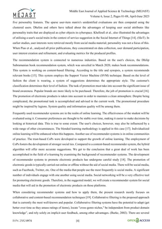 A Brief Survey on Recommendation System for a Gradient Classifier based ...