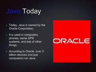 Java Presentation | PPT