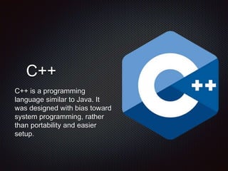 Java Presentation | PPT