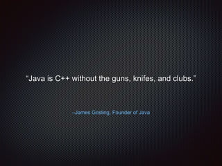 Java Presentation | PPT