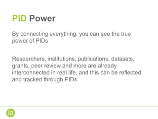 Building Open Research Infrastructure with PIDs | PPT