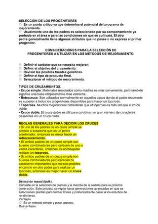 Mejoramiento genetico del arrooz (original) | DOCX