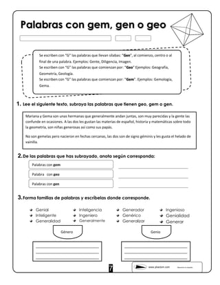 Mejorando mi ortografia | PDF