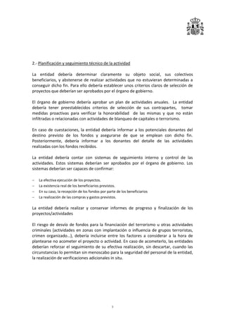 Mejores prácticas en OFSL (organizaciones sin fines de lucro) | PDF