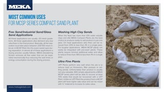 MEKA COMPACT SAND PLANT | PDF
