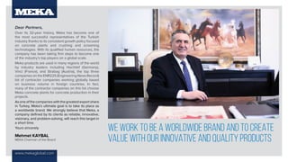 MEKA CORPORATE PROFILE | PDF