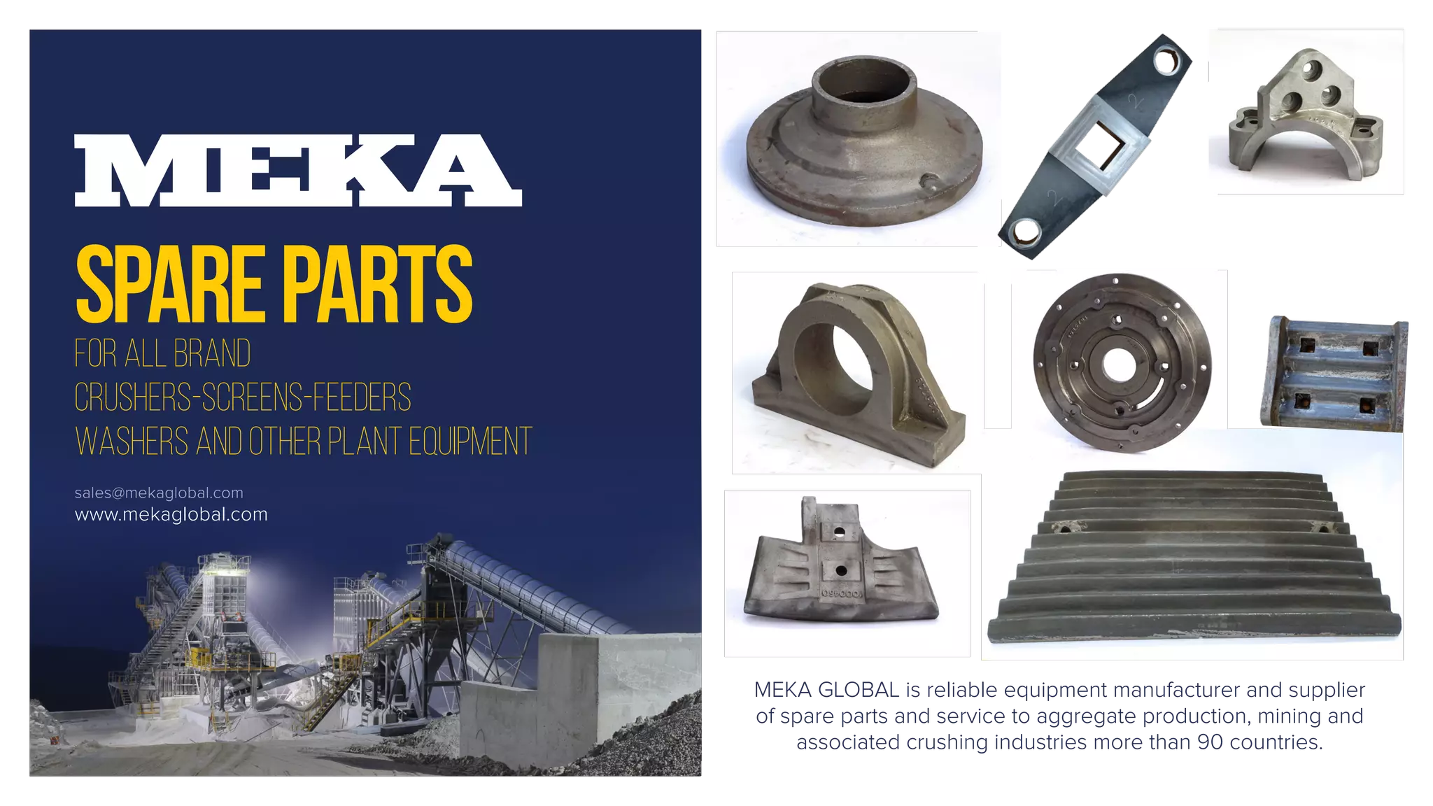 MEKA Crusher & Screen and Washer Spare Parts Catalogue | PDF