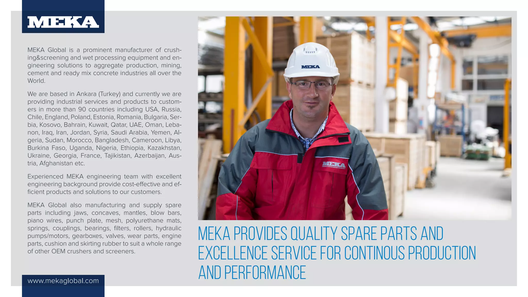 MEKA Crusher & Screen and Washer Spare Parts Catalogue | PDF ...