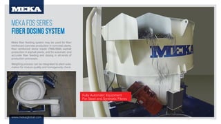 MEKA FIBER DOSING/FEEDING SYSTEM | PDF