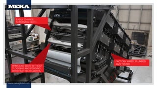 MEKA FINE MATERIAL SCREEN | PDF | Manufacturing Industry | Industries