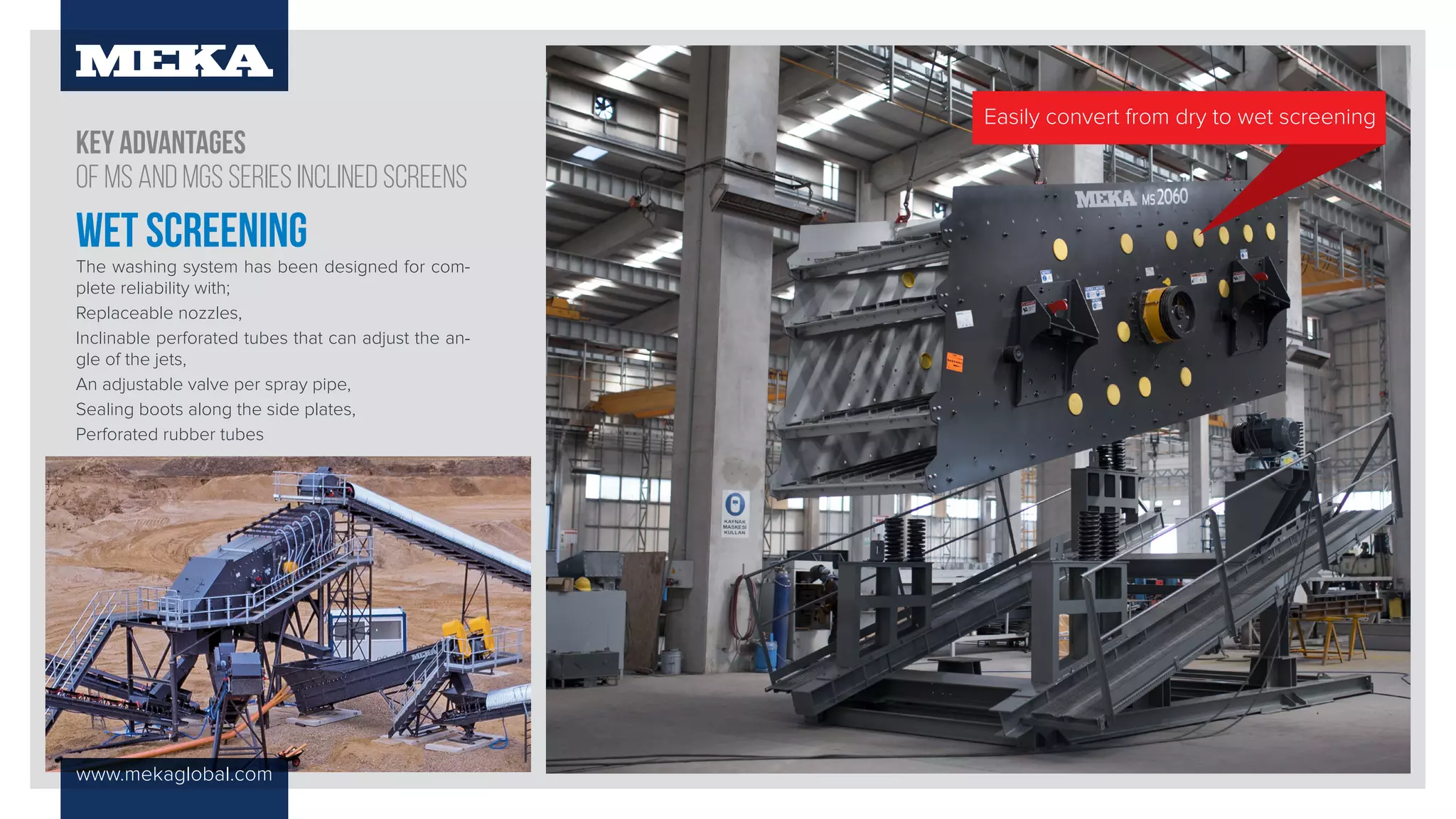MEKA INCLINED VIBRATING SCREEN | PDF