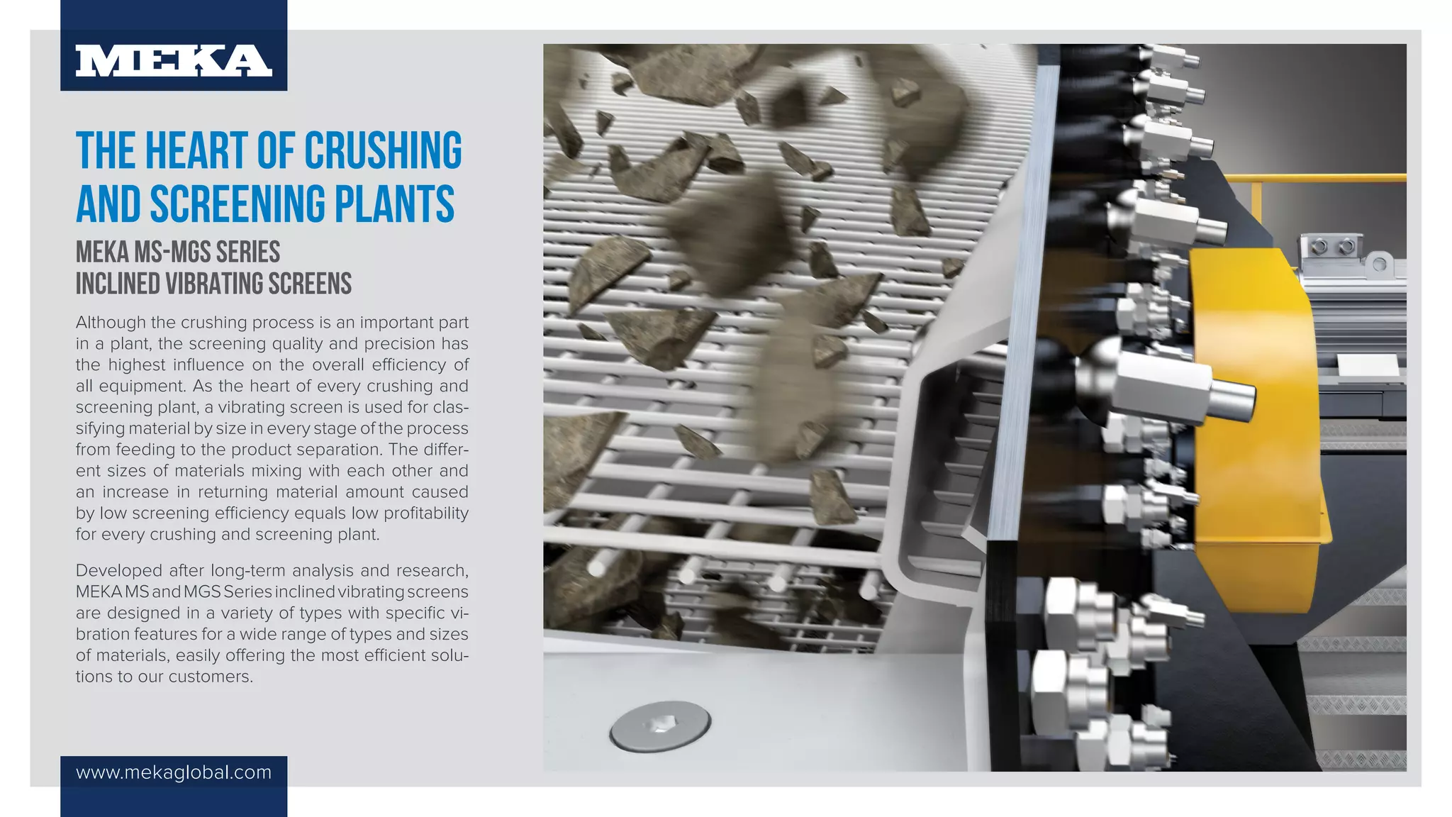 MEKA INCLINED VIBRATING SCREEN | PDF