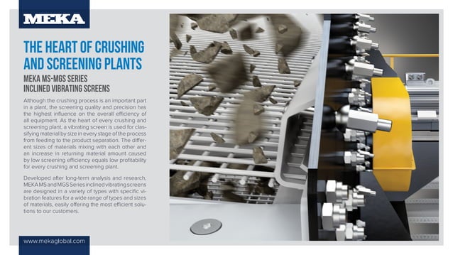 MEKA INCLINED VIBRATING SCREEN | PDF | Manufacturing Industry | Industries