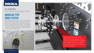 MEKA INCLINED VIBRATING SCREEN | PDF