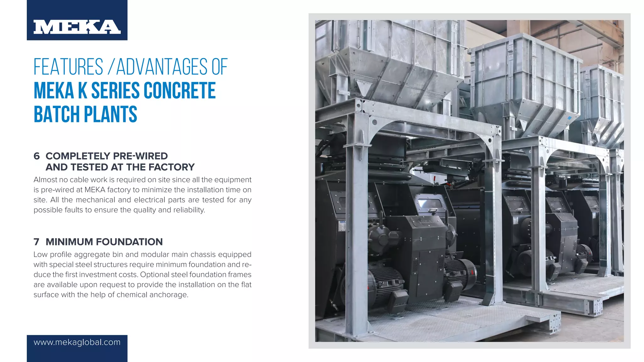 MEKA K SERIES CONCRETE BATCHING PLANTS | PDF