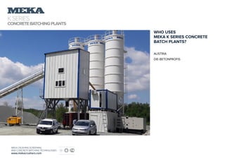 MEKA K SERIES CONCRETE BATCHING PLANTS | PDF
