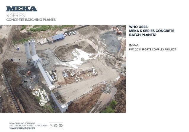 MEKA K SERIES CONCRETE BATCHING PLANTS | PDF | Civil Engineering ...