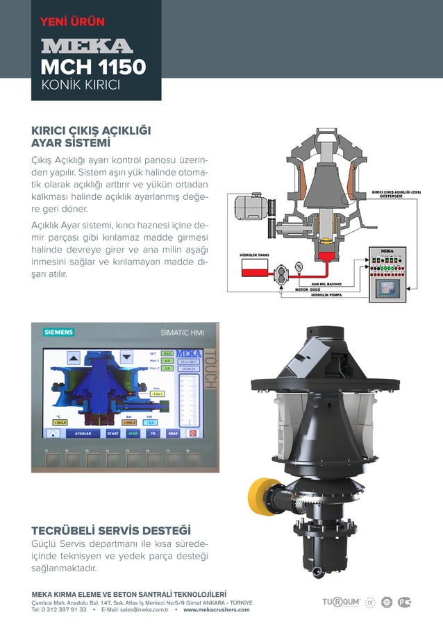 MEKA MCH 1150 KONİK KIRICI | PDF | Free Download