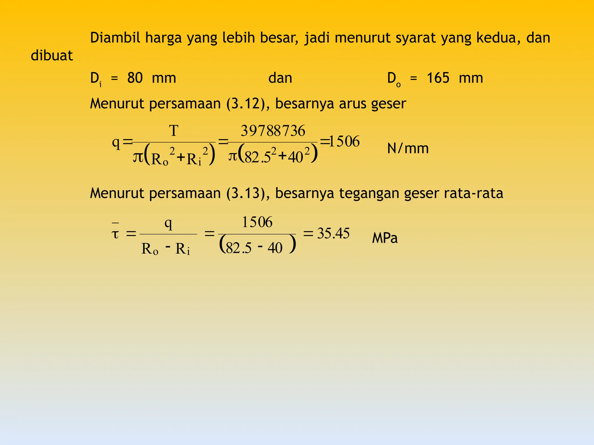 Mekanika bahan Materi Torsi atau Puntiran | PPT