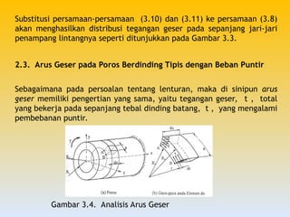 Mekanika bahan Materi Torsi atau Puntiran | PPT