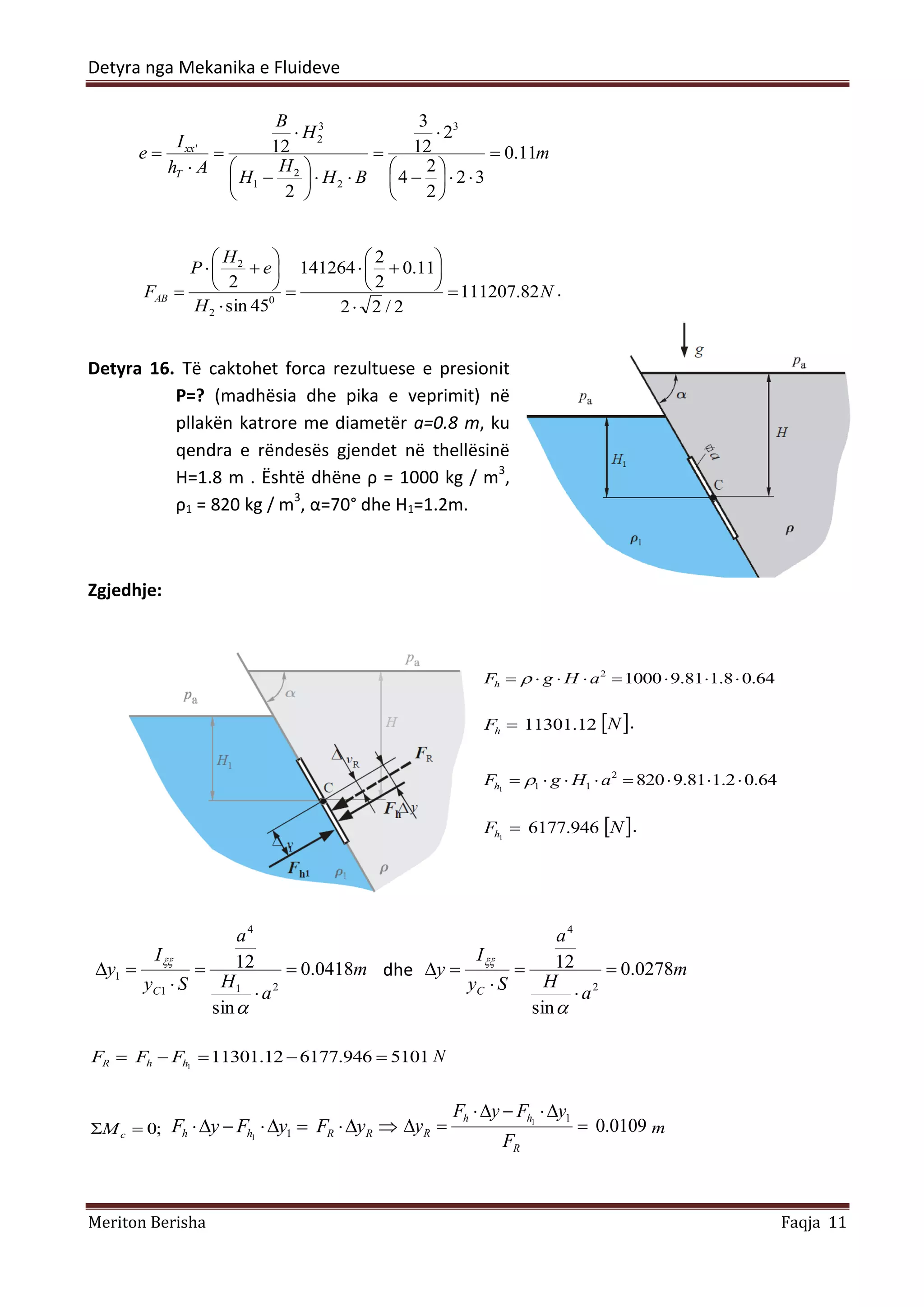 Mekanika e Fluideve | PDF