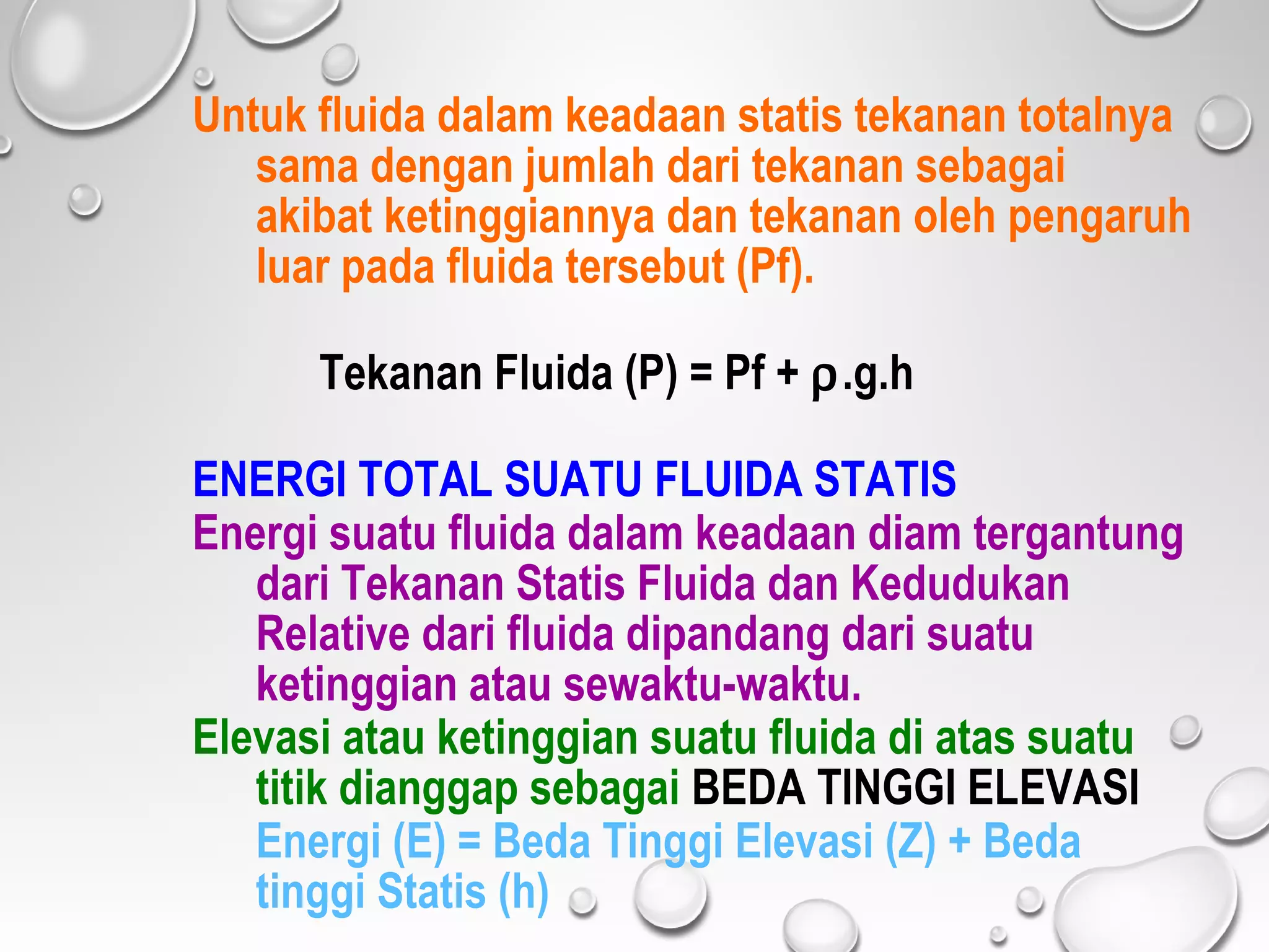 Mekanika fluida 1 pertemuan 01 | PPT