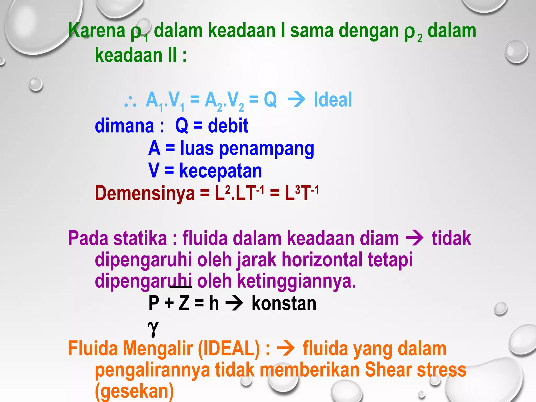 Mekanika fluida 1 pertemuan 01 | PPT